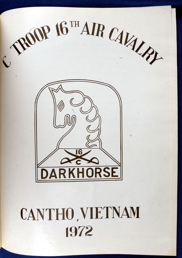 Vietnam Helicopter insignia and artifacts - C Troop, 16th Cavalry Regiment