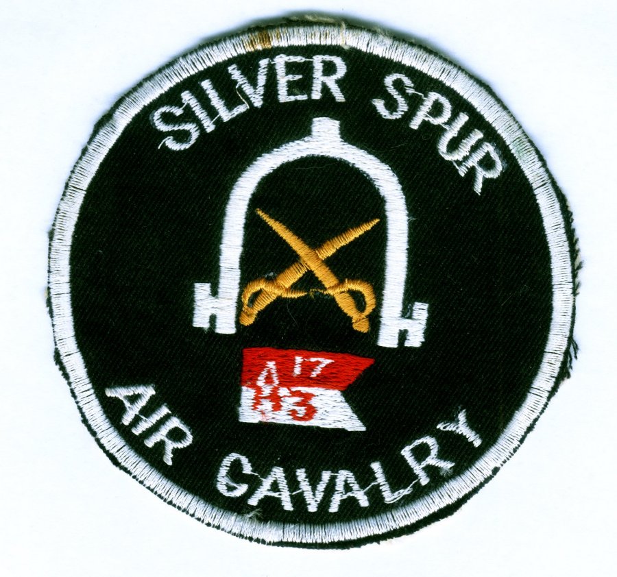 Vietnam Helicopter insignia and artifacts - A Troop, 3rd Squadron, 17th ...