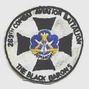Vietnam Helicopter insignia and artifacts - 269th Combat Aviation Battalion