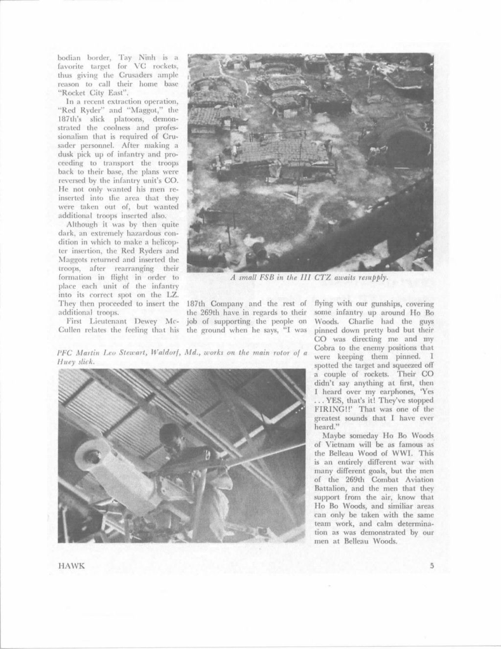 Vietnam Helicopter insignia and artifacts - 269th Combat Aviation Battalion