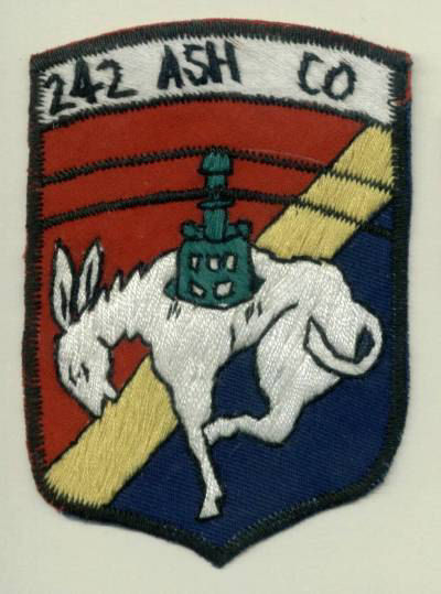 Vietnam Helicopter insignia and artifacts - 242nd Assault Support ...