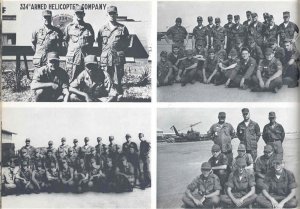 Vietnam Helicopter insignia and artifacts - 334th Armed Helicopter Company