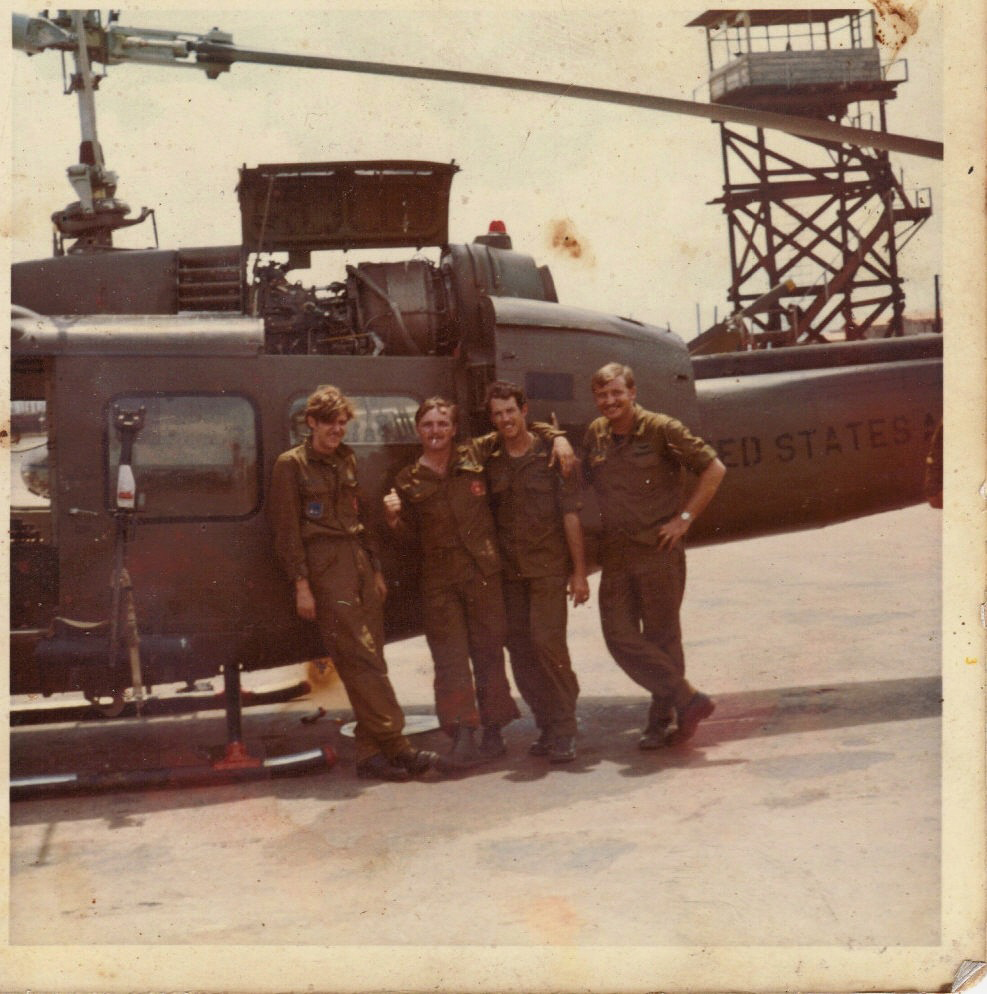 Vietnam Helicopter insignia and artifacts - 61st Assault Helicopter Company