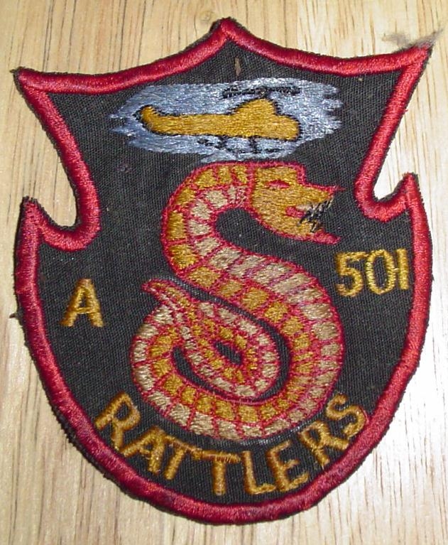 Vietnam Helicopter insignia and artifacts - 71st Assault Helicopter Company