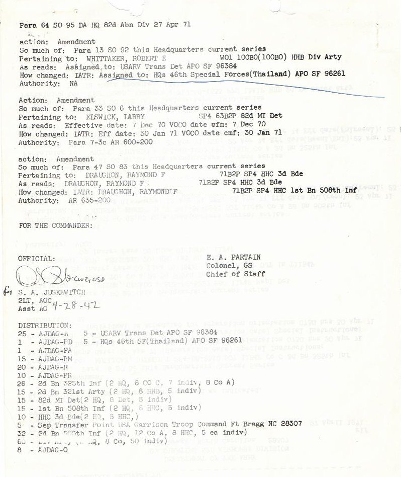 Vietnam Helicopter insignia and artifacts - 46th Special Forces Group ...